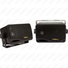 Marine Speaker Box Black 1 Pair