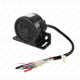 Reversing Backup Alarm Squawker With Left Turning Message - Black