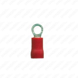 3.7mm Red Ring Terminal 100Pk