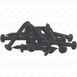 38mm Black Self Tapper Screws 8G 100 Pk